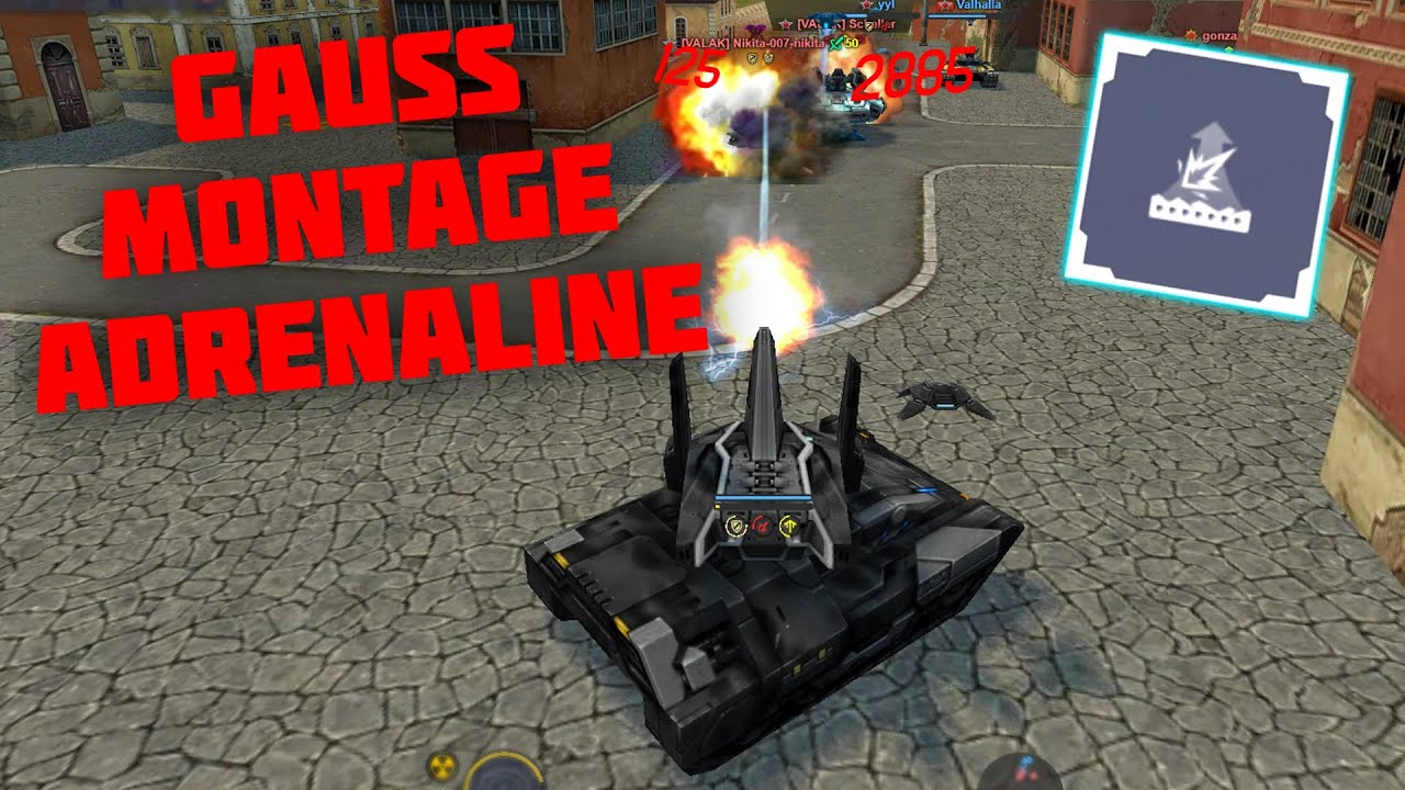 Tanki Online | Gauss Montage [Adrenaline] | танки Онлайн - YouTube