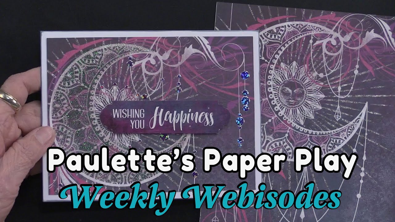 4 Sparkling Cards Using Midnight Jewels Artful Card Kit by Hot Off The ...