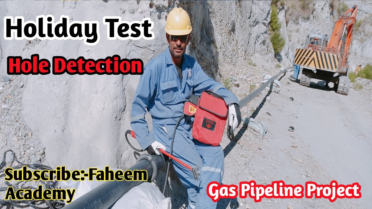 Holiday testing video or Hole detection of pipeline coating | Holiday ...