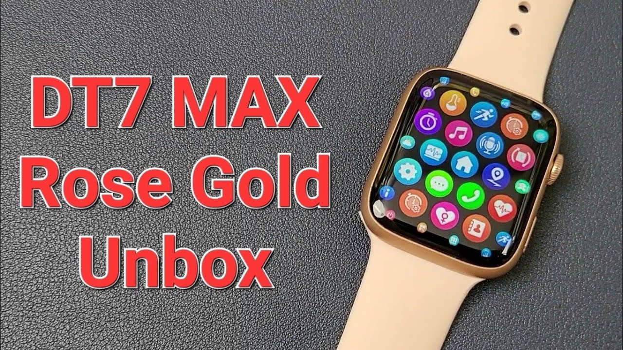 KIWITIME 7 Pro DT7 MAX Smartwatch Rose Gold Color Unbox-1.9' Infinite ...