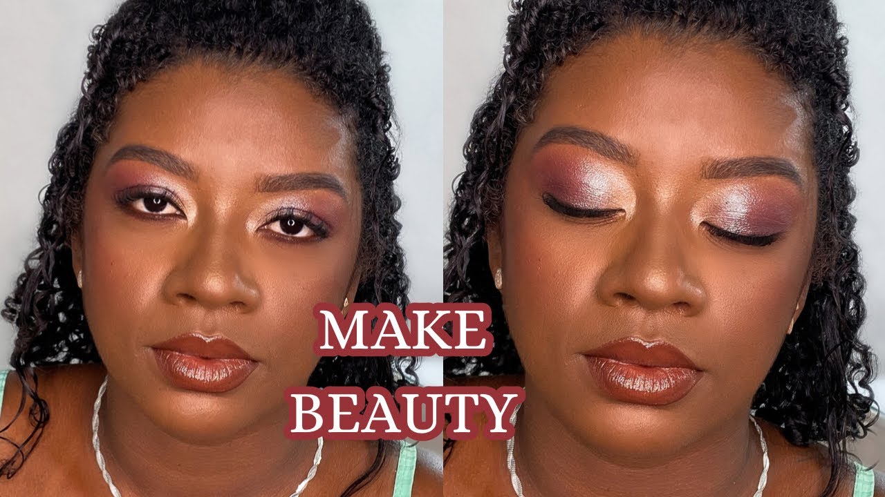 MAKE BEAUTY para o dia - PELE NEGRA (MAQUIANDO CLIENTE) - YouTube