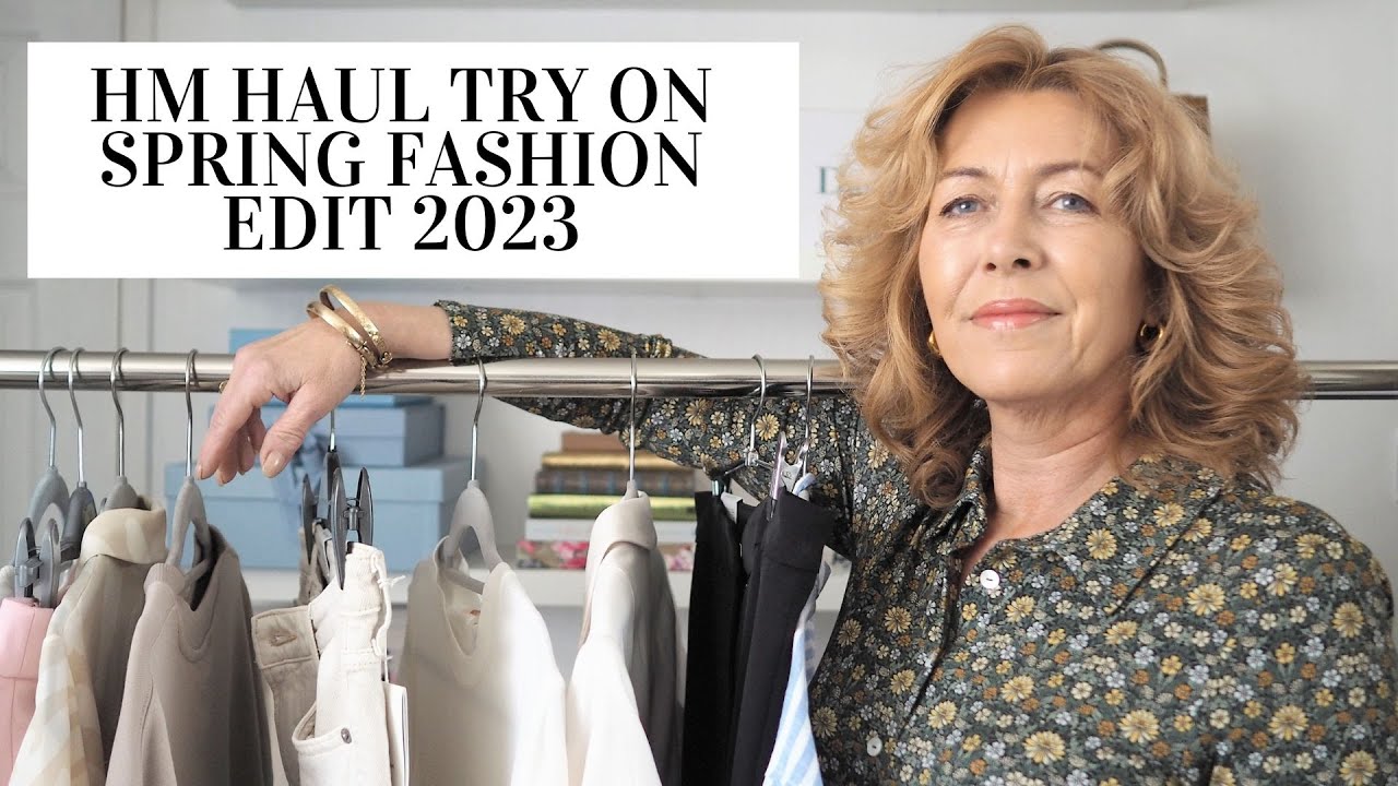 h&m try on haul spring fashion edit - YouTube