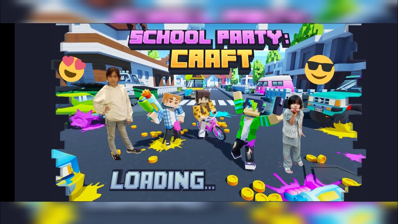 school party craft video game l Aima sarfraz subscribe l#fun #video ...