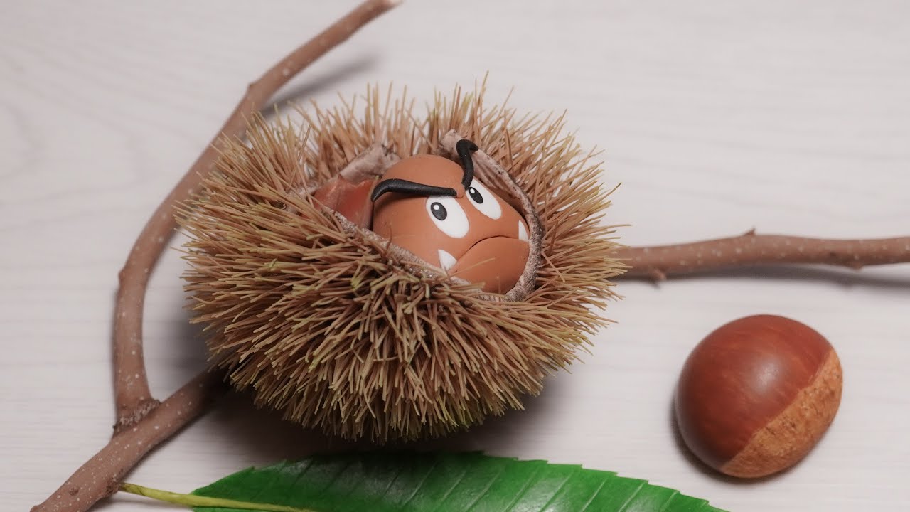 DIY Super Mario Goomba Chestnut - Polymer Clay Tutorial - YouTube