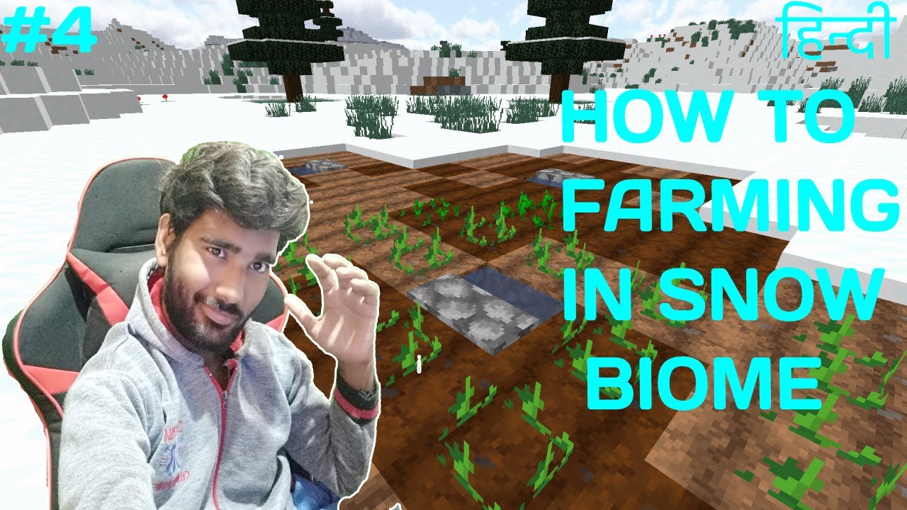 HOW TO FARMING IN SNOW BIOME || PLAYERONE - YouTube