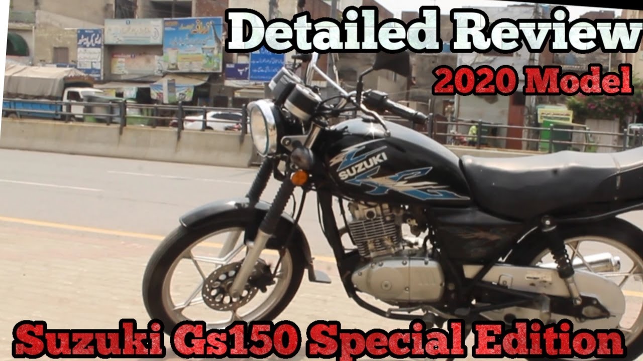 Suzuki GS 150 Special Edition 2020 Review by Adil Gaba - YouTube