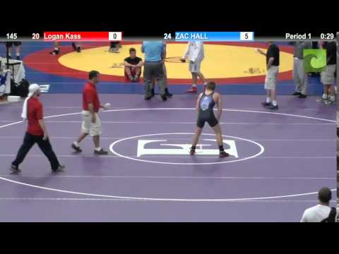 145 Logan Kass vs. ZAC HALL - YouTube