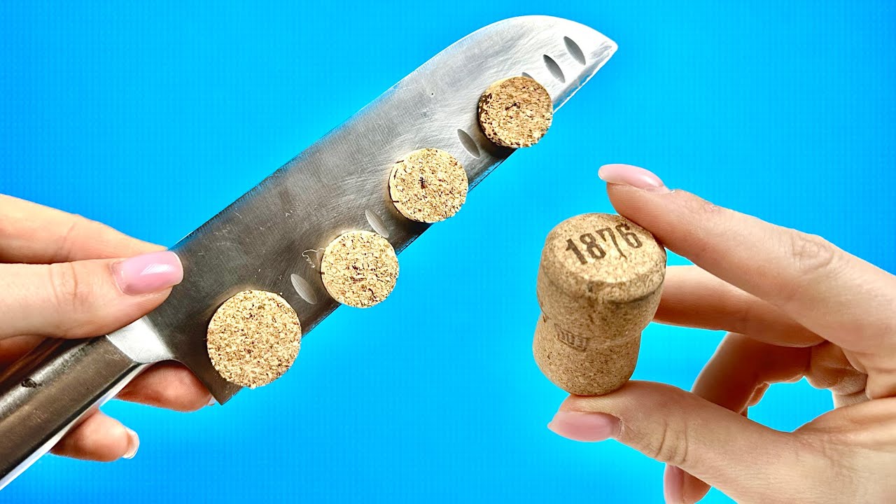 🍷 This is why you NEED to cut WINE CORKS in half 🌟Best result - YouTube