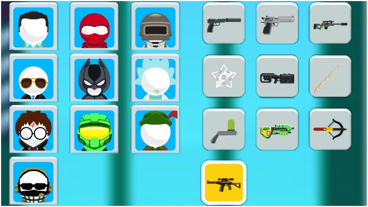 Johnny Trigger "All base characters and guns" Ultimate gameplay - YouTube