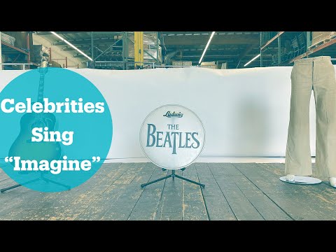 Celebrities sing John Lennon’s ‘Imagine’