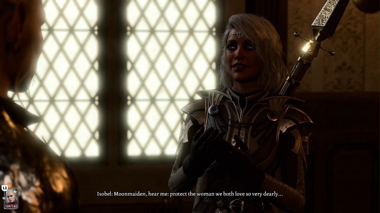 [BG3 Baldur's Gate 3] Isobel Prays for Aylin's Safety - YouTube