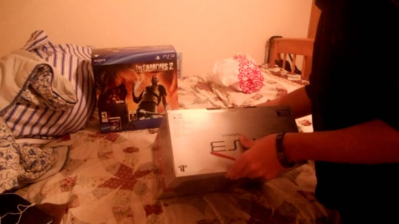 PS3 320GB inFamous 2 Bundle - Unboxing! HD - YouTube
