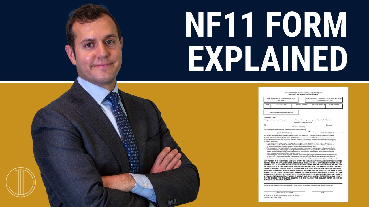 NF11 Form Explained - Person Injury Form Guides - YouTube
