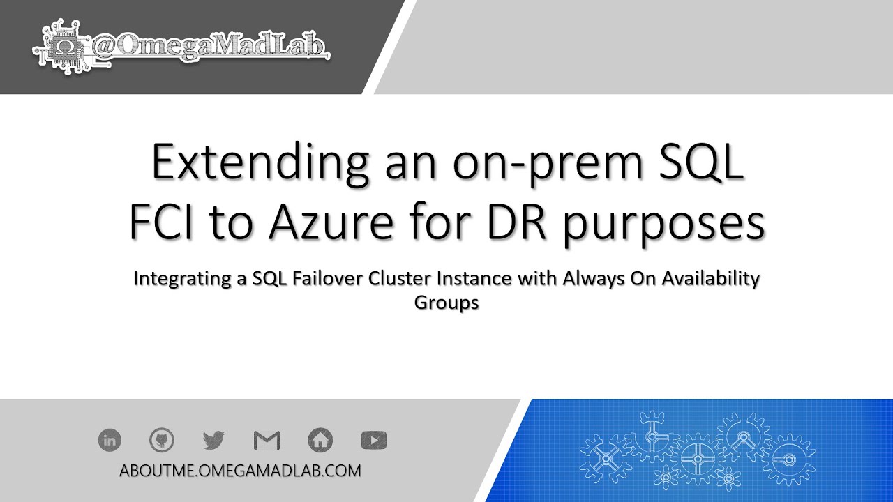Extending an on-prem SQL Failover Cluster with Availability Groups for ...