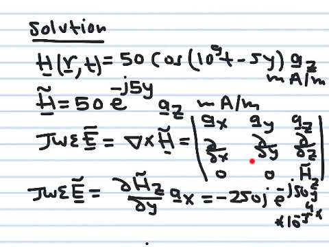 Solved Examples on Maxwell's Equations (3) - YouTube