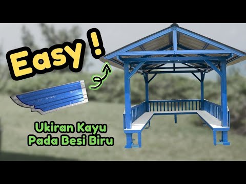 Cara Buat Ukiran Kayu Kekuda Pada Besi Biru! - YouTube