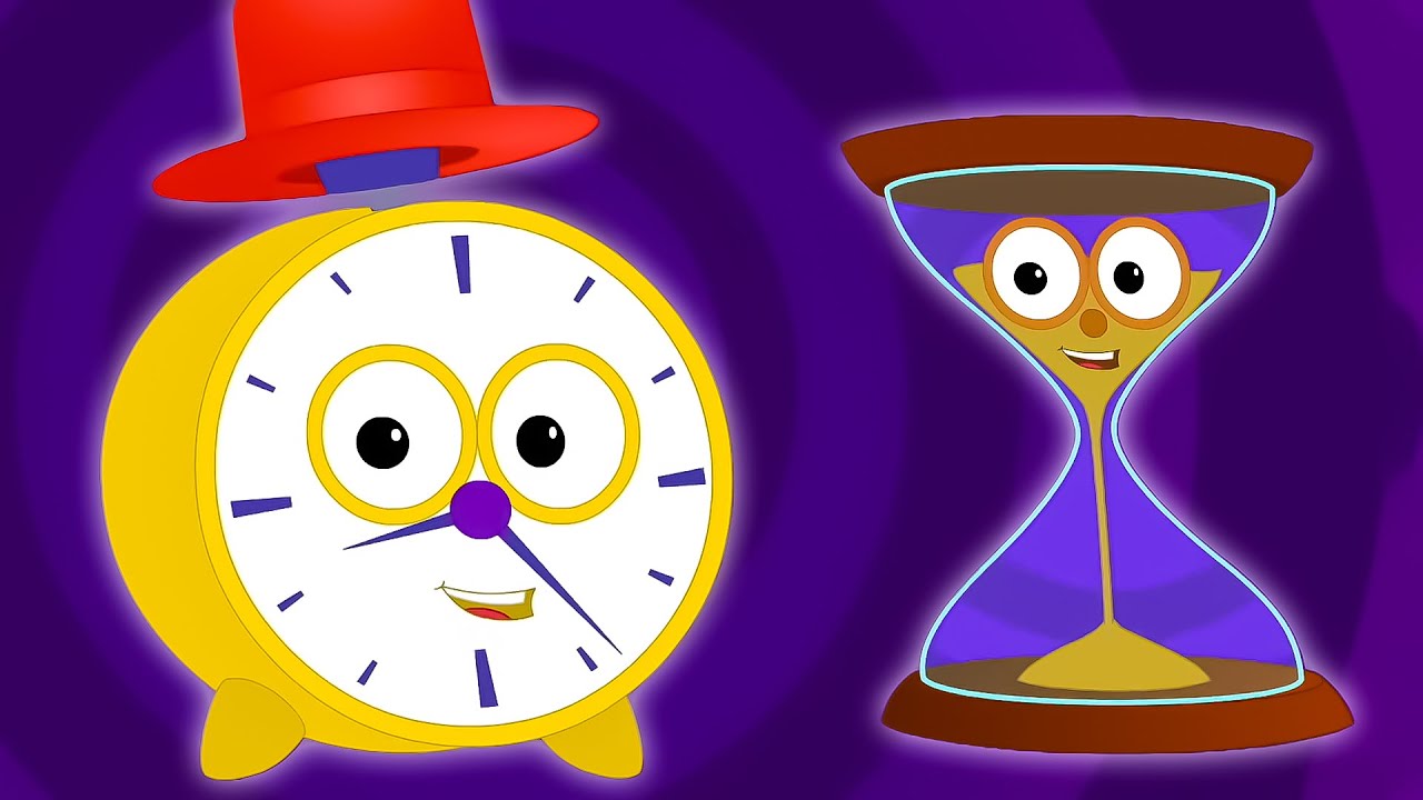 Learn & Sing Along Time Song + More Kids Educational Videos - YouTube
