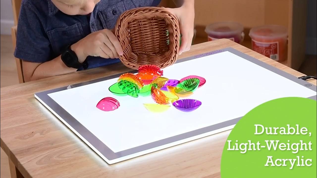 Interactive Flat LED Light Panel (CHG-74) - YouTube