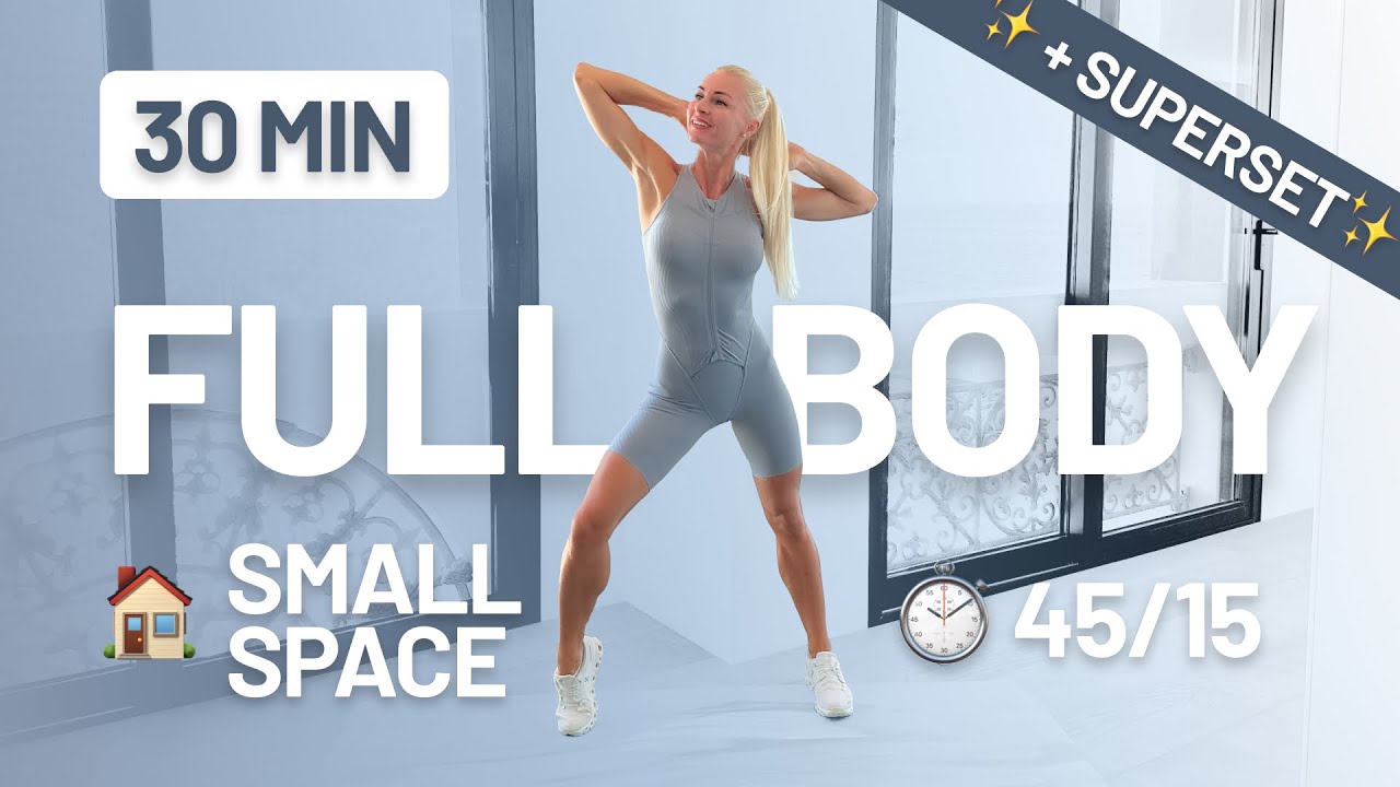 30 Min Full Body HIIT Workout + SUPERSET - No Repeat, No Equipment, All ...