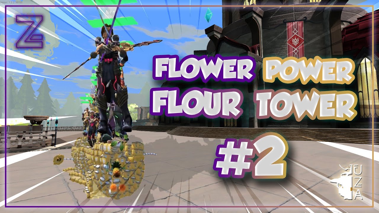UZA Flower Power Flour Tower #2 - YouTube