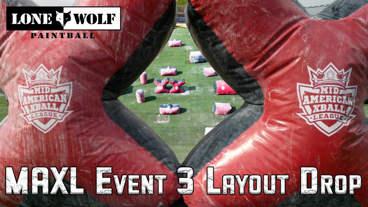 MAXL Event #3 Blind Field Layout Drone Fly Over | Lone Wolf Paintball ...