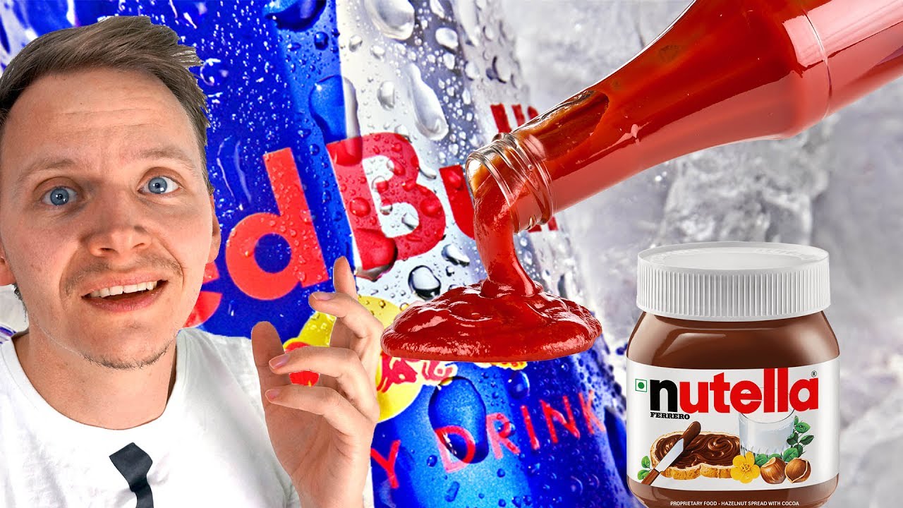 VAD ÄR GODAST TILL RED BULL? KETCHUP VS NUTELLA #8 - YouTube