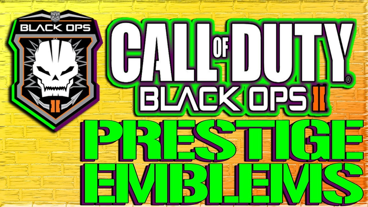 BLACK OPS 2 INFO!!! | PRESTIGE EMBLEMS!!! *COMMENTARY* HD - YouTube