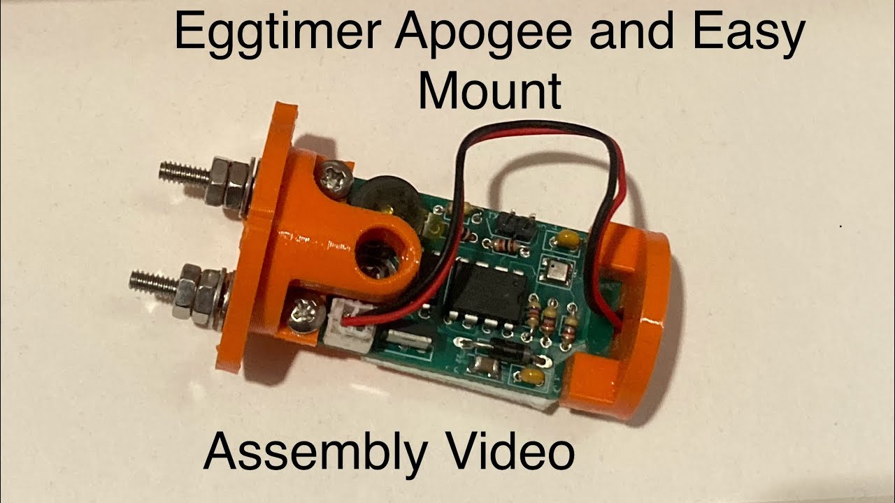 Eggtimer Rocketry Apogee Deployment Computer and Easy Mount Assembly ...