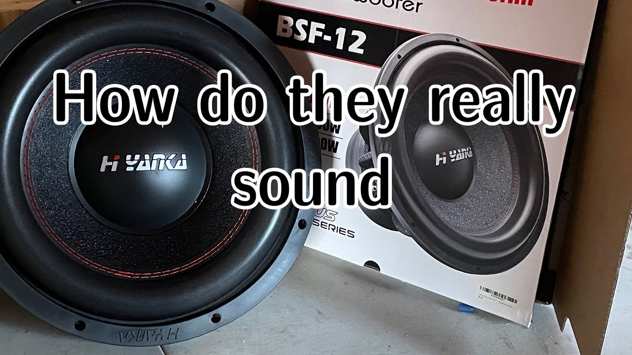 H YANKA 12 Inch Subwoofer sound/quality test on taramp smart3 💪🏽💯 ...