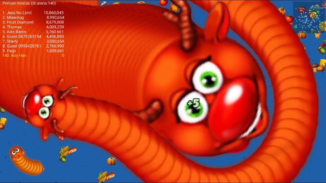 #day19 wormate.io | small worm eat Big worm | wormszone #live # ...