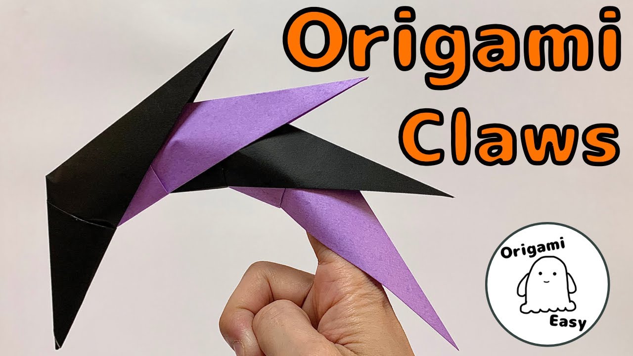 Origami Easy [Claws] How to make a claw - YouTube