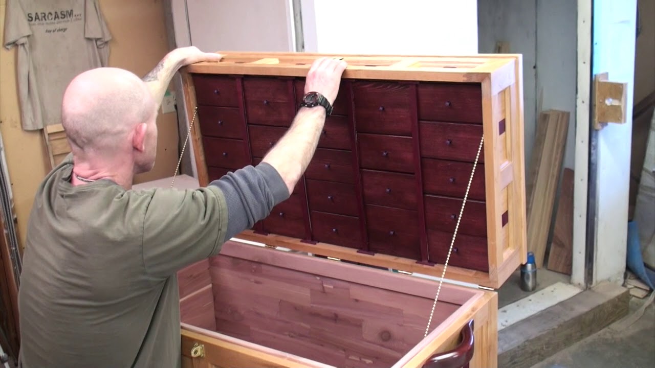 Keith's Beautiful Hope Chest! - YouTube
