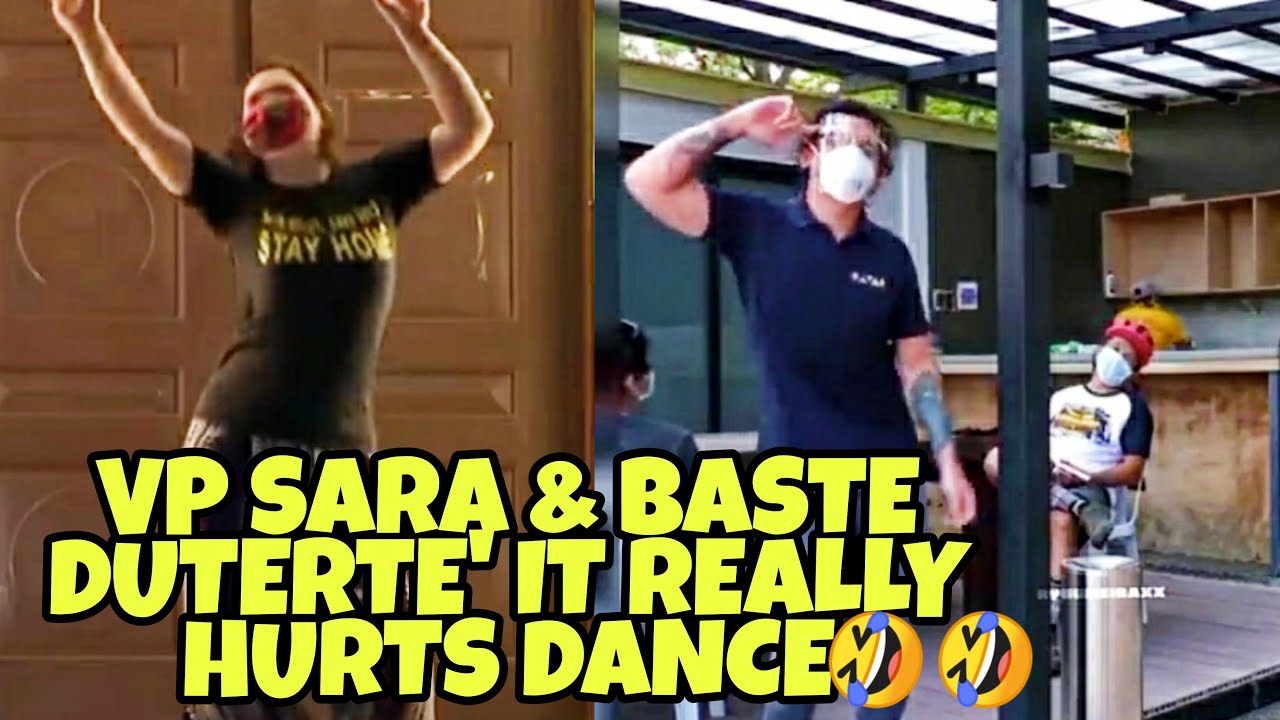 VP SARA & BASTE DUTERTE IT REALLY HURTS DANCE🤣🤣 - YouTube