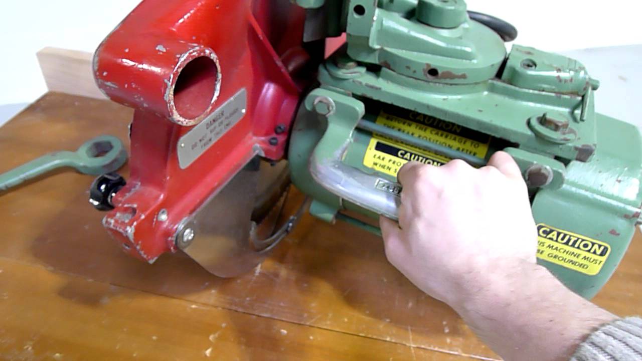 SOLD NORTHFIELD UNIPOINT X36AF RADIAL ARM SAW - YouTube