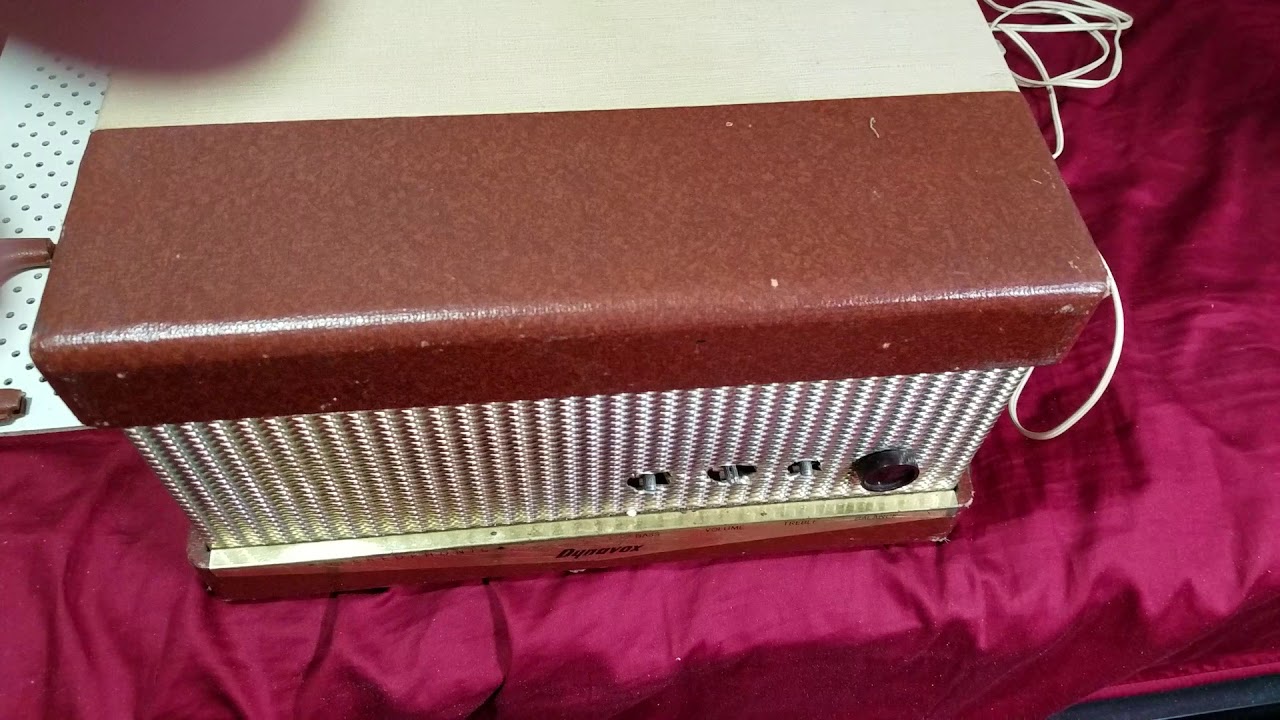 First look at a late 50's Dynavox stereo record player - YouTube