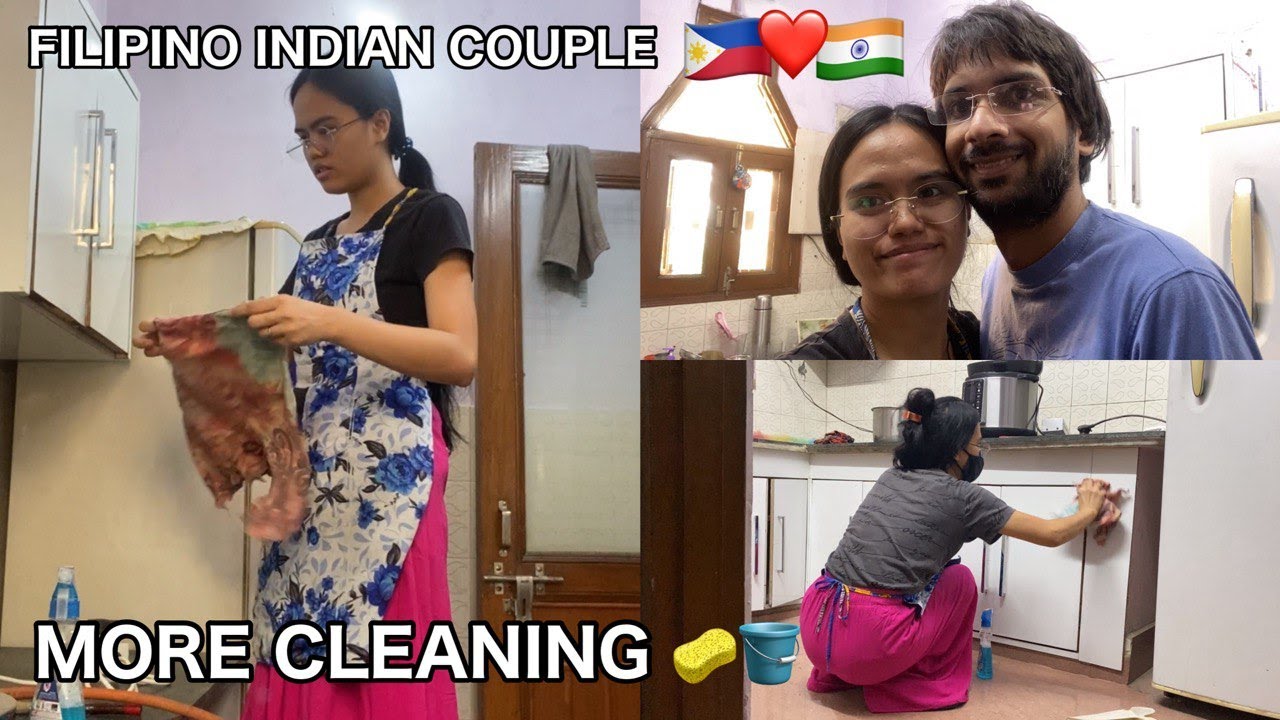 🇮🇳🇵🇭 Kitchen Renovation is Finally Done! Cleaning Again. | Filipino ...