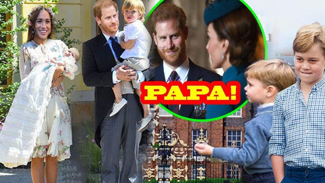 Archie Join Prince Harry Return To UK to reunite with Prince George at ...