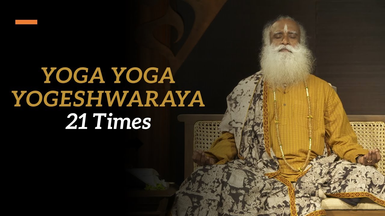 Yoga Yoga Yogeshwaraya - 21 times - Boost your immunity - YouTube