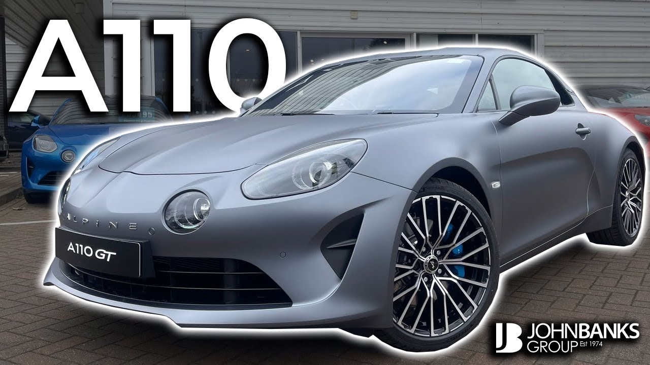 Alpine A110 GT Thunder Grey Mat 2023 | 300bhp, Cruise Control, Sport ...