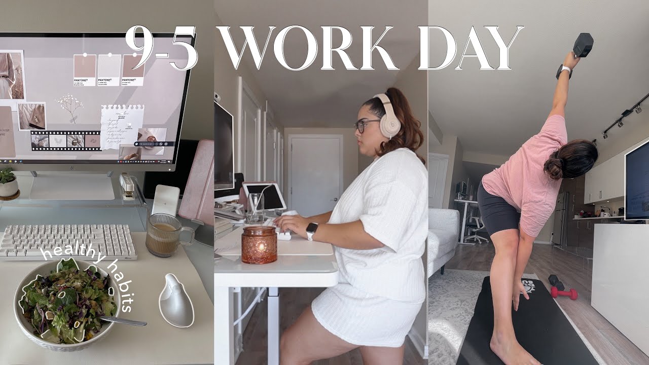 WFH DAY IN MY LIFE | healthy morning habits, getting my steps in, end ...