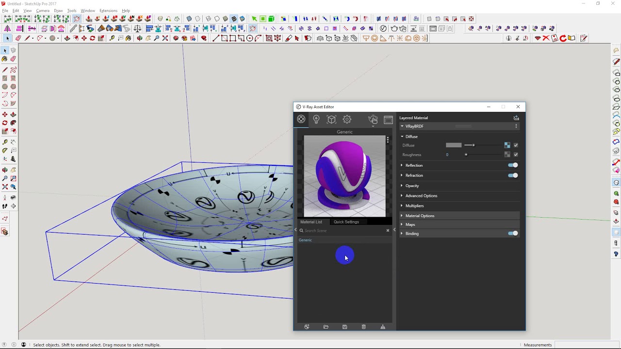 Vray 3-6 sketch up bump map in parallell - likosdna