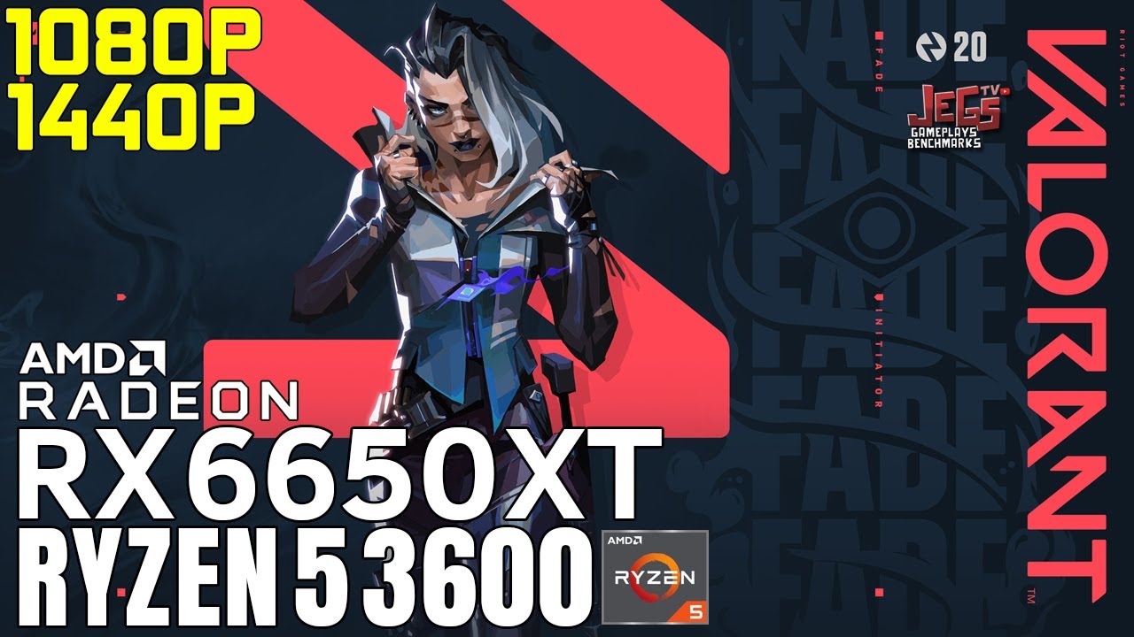 Valorant | Ryzen 5 3600 + RX 6650 XT | 1080p, 1440p, benchmarks! - YouTube