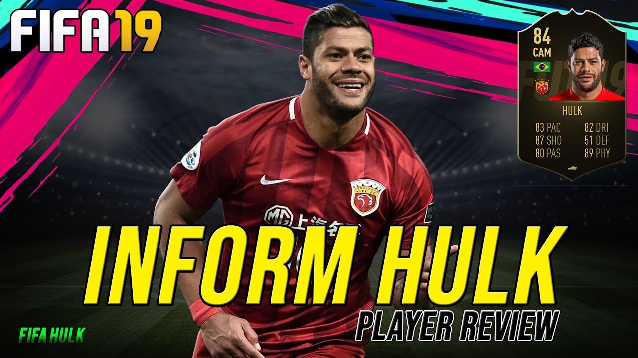 FIFA 19 IF HULK REVIEW | FUT19 INFORM 84 HULK REVIEW w/ DETAILED ...