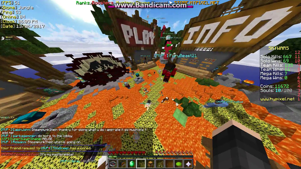 Hypixel Admin Breaks Lobby Youtube