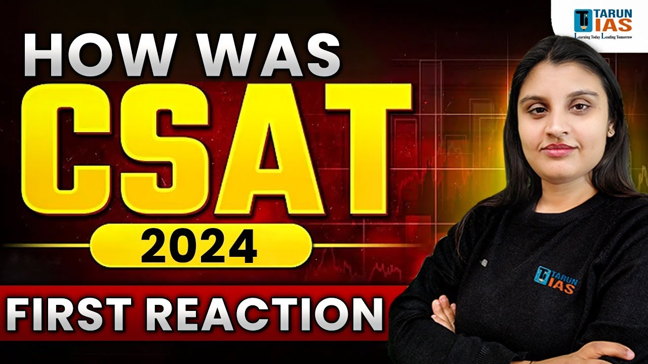 How was CSAT 2024 : First Reaction | #upsc #civilserviceexam - YouTube