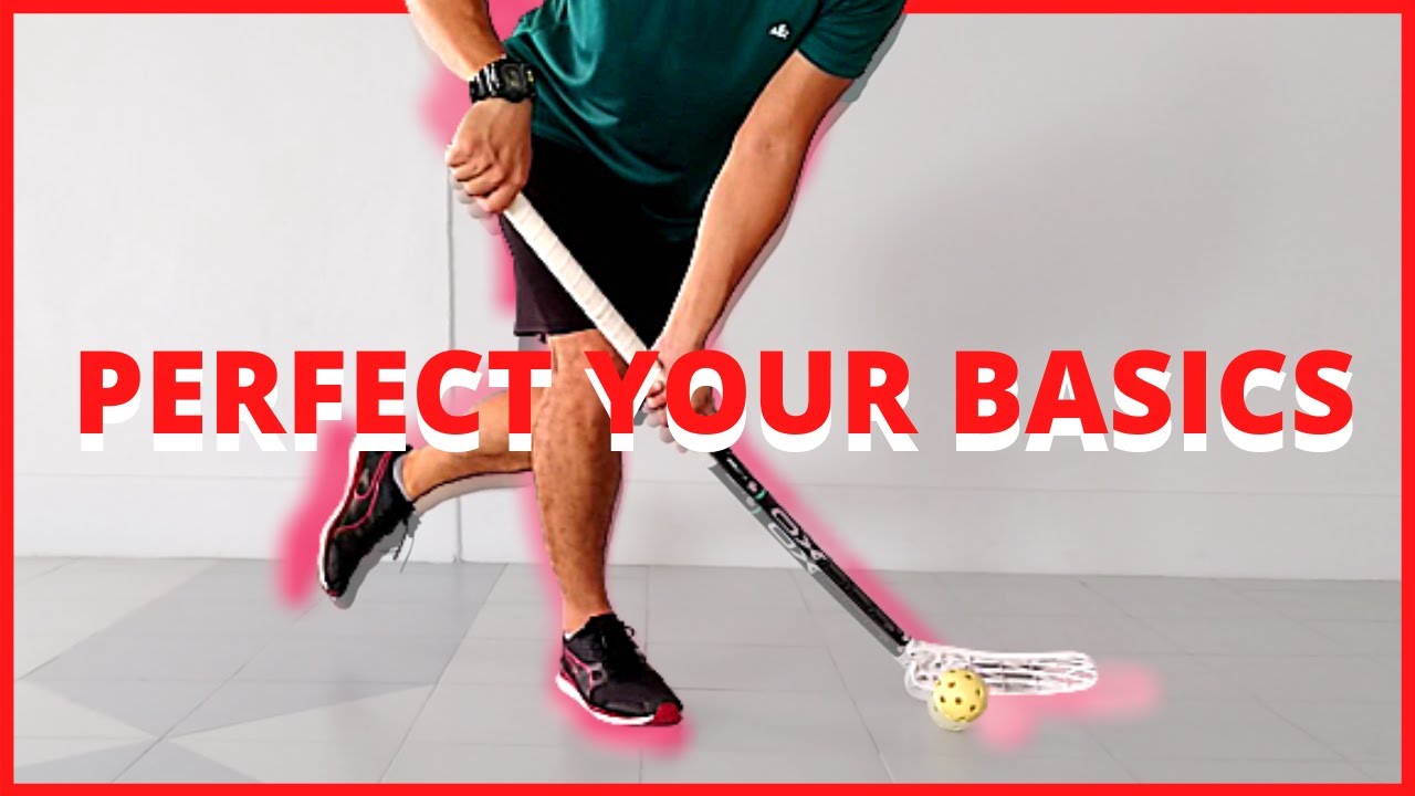 3 Basic Skills + 1 ADJUSTMENT to master - Floorball - YouTube