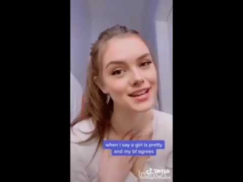 Tiktok no bra challenge.  Pretty girl pretty nips..!! Yumyum!!!