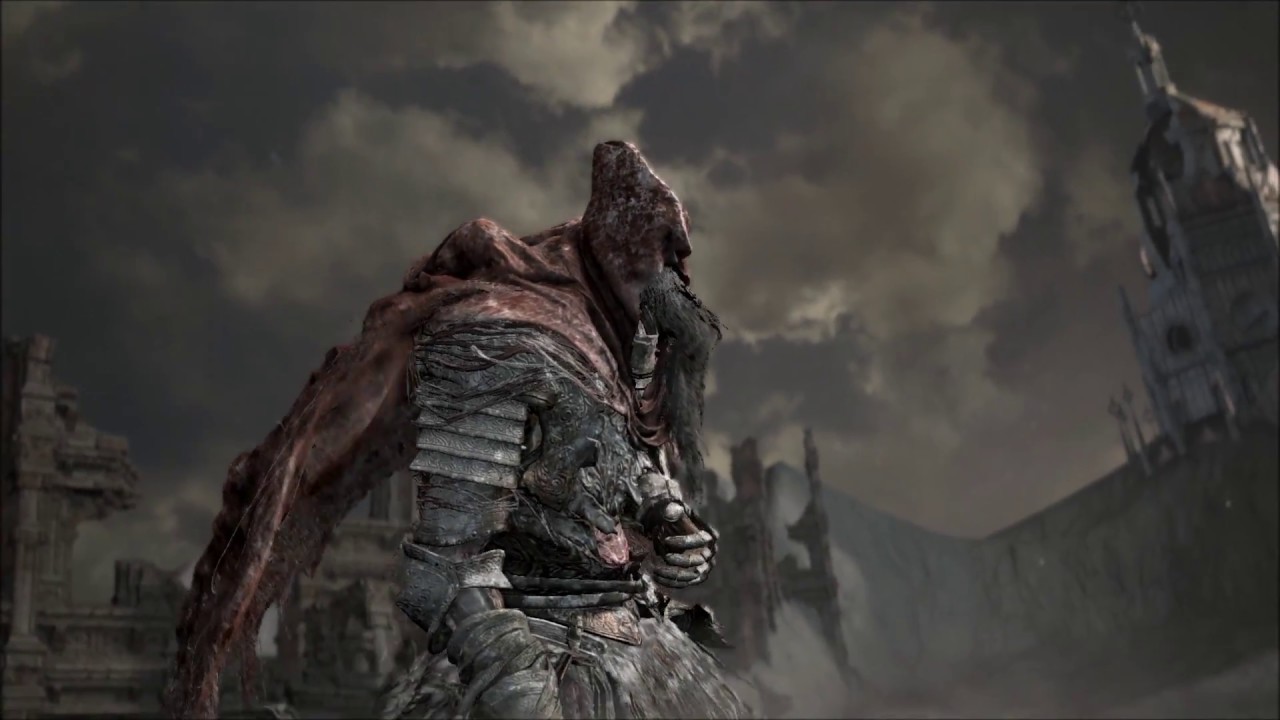 Dark Souls 3 Ringed City DLC - Slave Knight Gael Boss (NG++) - YouTube