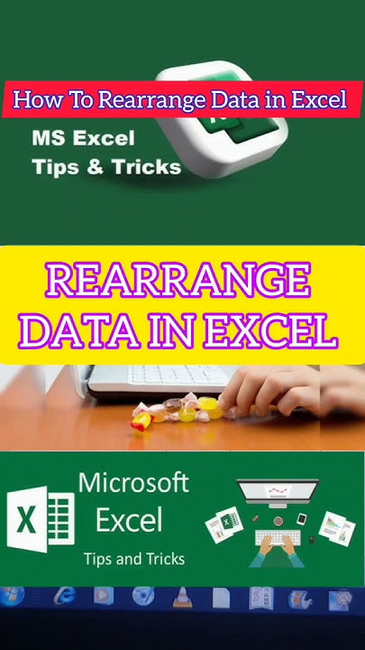Rearrange data in Excel || #exceltips #exceltricks #excel #shortvideo #shortsfeed #yutubeshorts ...