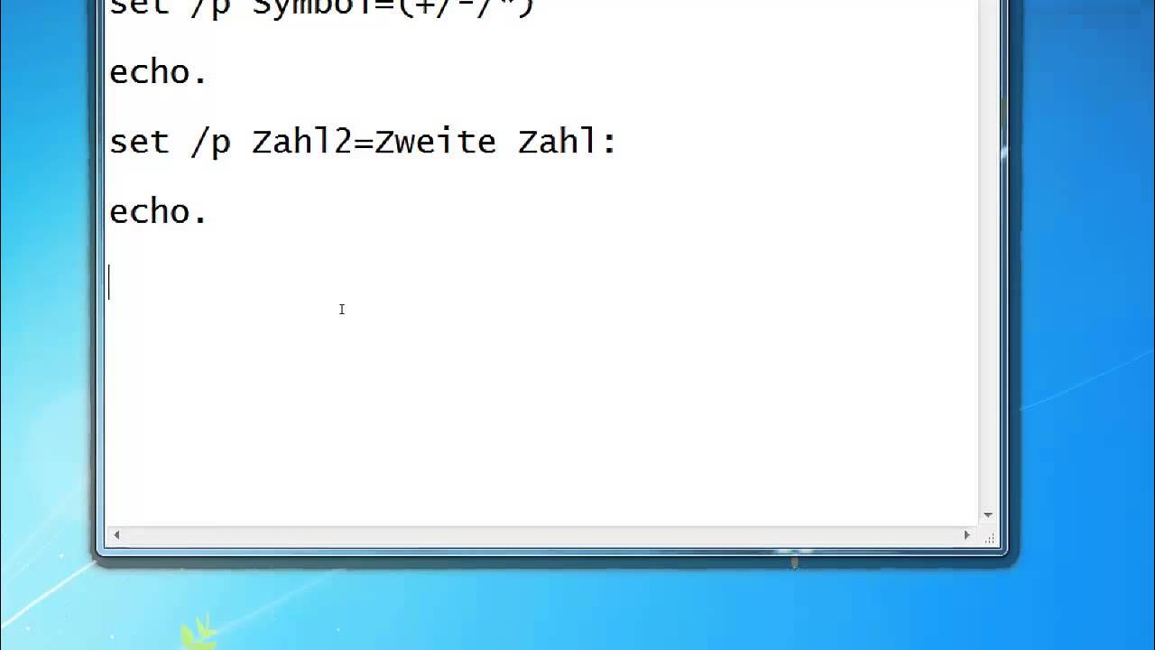 CMD programmieren #1 Einen einfachen Taschenrechner programmieren ...